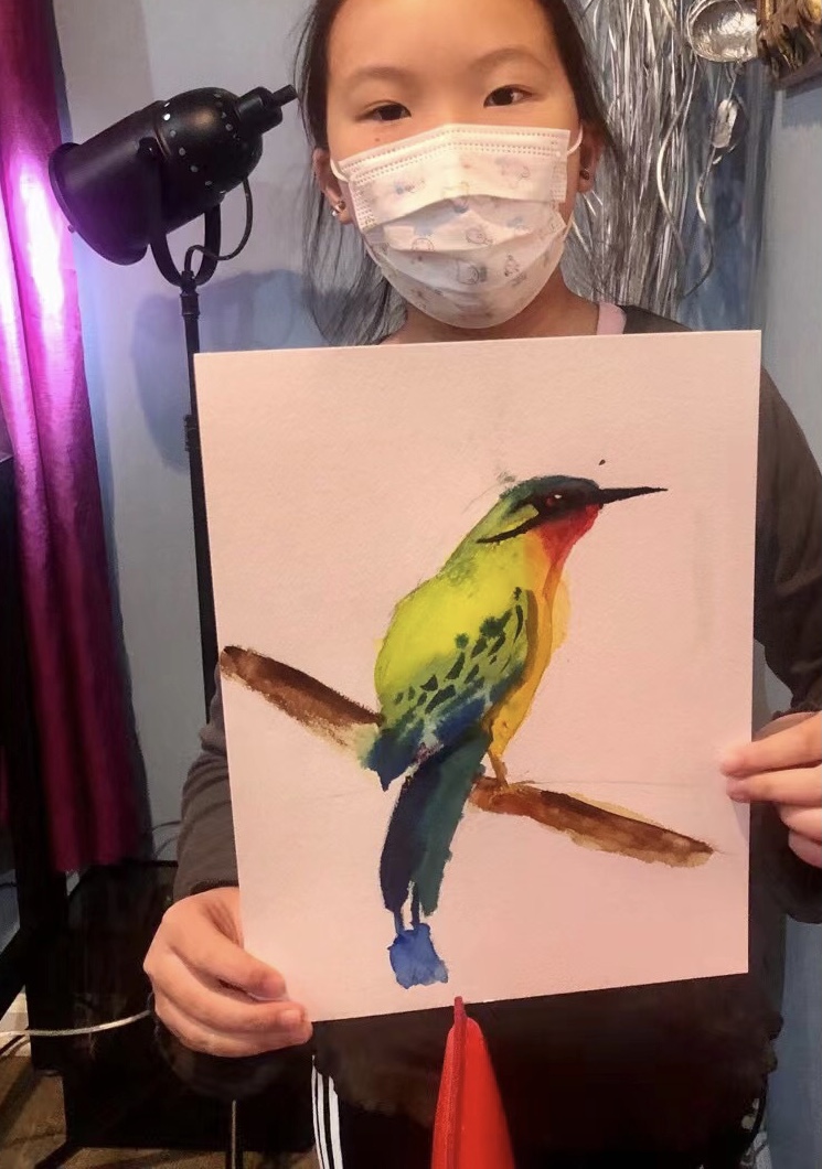 Students’ Water Color Painting – Lingzi Art Center 玲子画室