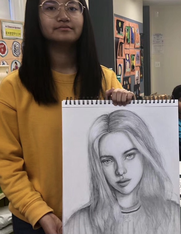 Students’ Pencil Sketches – Lingzi Art Center 玲子画室