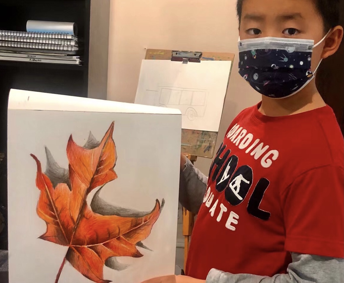 Students’ Colored Pencils – Lingzi Art Center 玲子画室