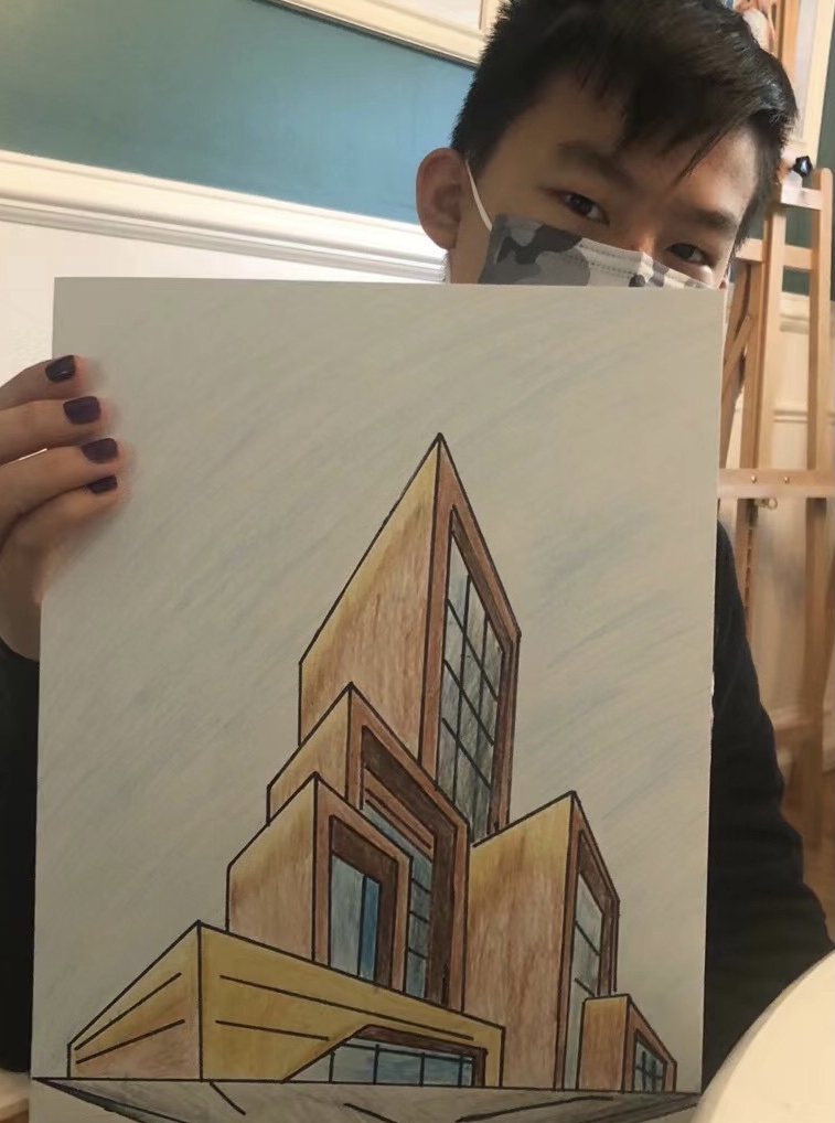 Students’ Colored Pencils – Lingzi Art Center 玲子画室