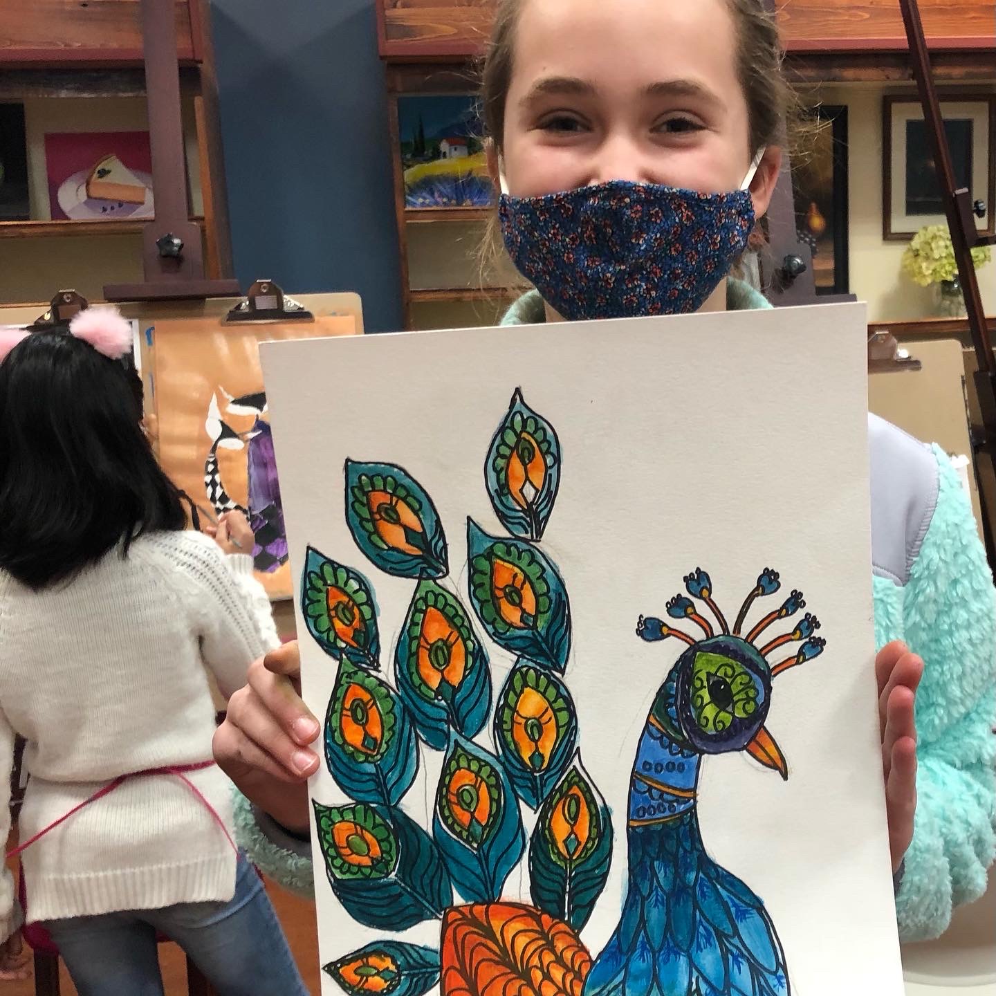 Students’ Water Color Painting – Lingzi Art Center 玲子画室